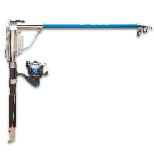 Automatic Telescoping Fishing Rod and Reel Stainless Steel Hook Setter ...