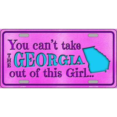 Georgia Girl Novelty Metal License Plate Tag LP-9801 | eBay