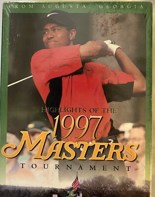 Highlights Of The 1997 Masters Golf Tournament VHS. Still Sealed. Tiger ...
