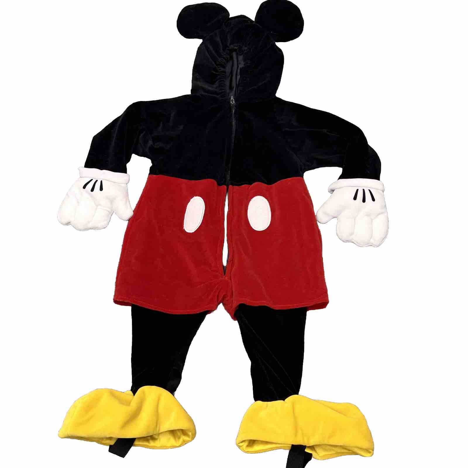 Vtg 2003 Disney Store Mickey Mouse Costume Velour One Pc 18-24 Mo Baby ...