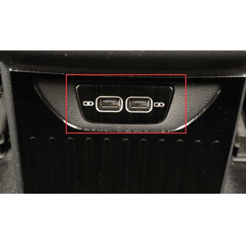 Fit For VW Golf MK8 2020-2021 Black Titanium Rear USB Socket Switch ...