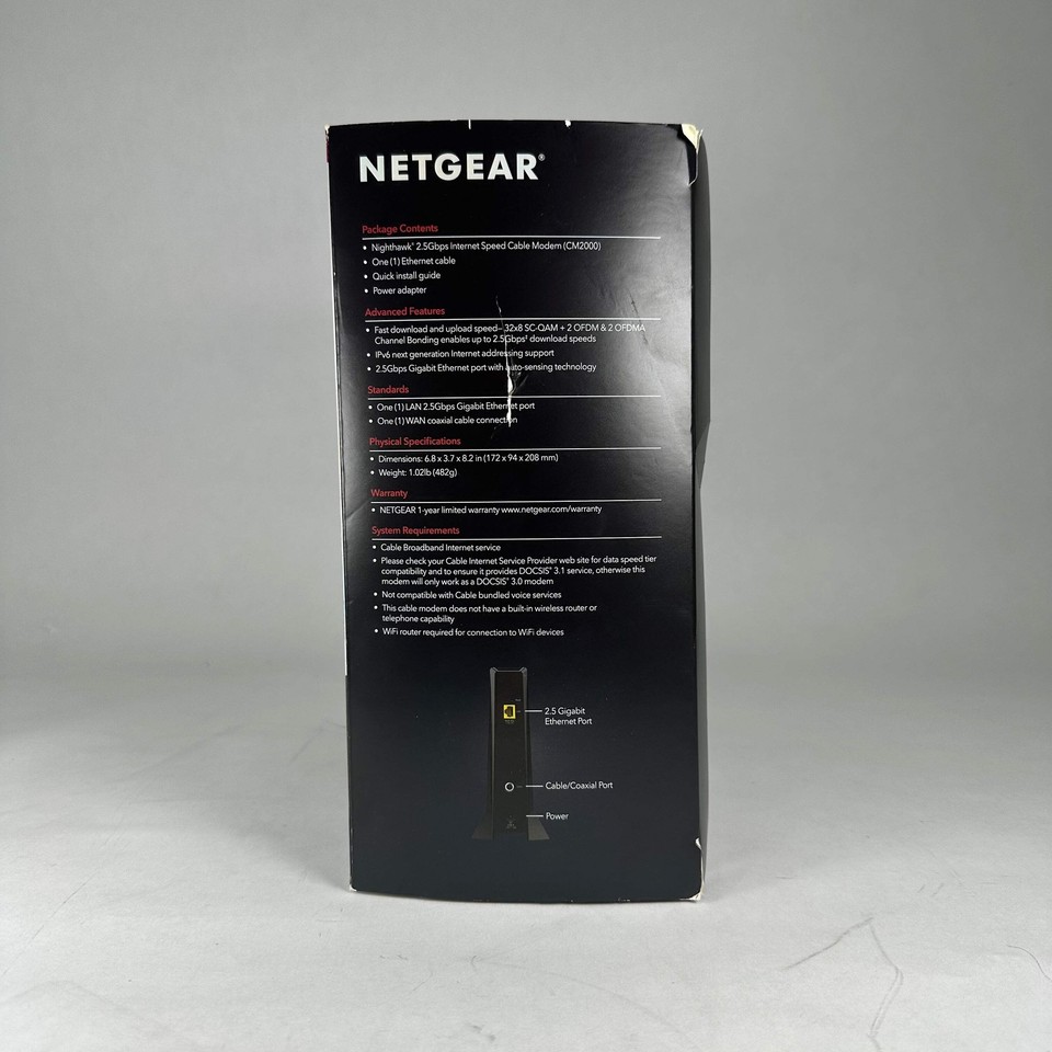 NETGEAR Nighthawk CM2000 Cable Modem | eBay