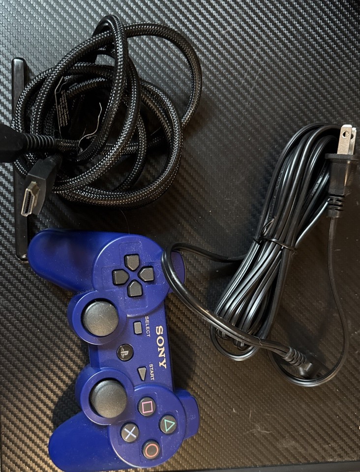 Sony PS3 Slim CECH-2001A 120GB Console w/ HDMI, Power Cord, Controller ...