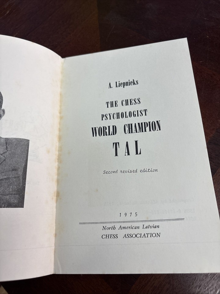 The Chess Psychologist World Champion Tal | eBay