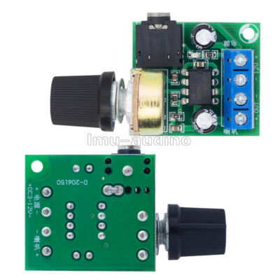 LM386 10W Audio Amplifier Board Mono 3.5mm DC 3-12V Volume Control AMP ...