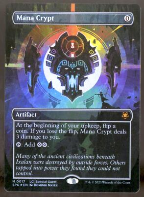 Magic MTG Special Guests BORDERLESS FOIL Mana Crypt NEAR MINT (NM) | eBay