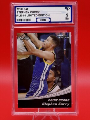 2018 Leaf Limited Edition #LE-14 Stephen Curry Golden State Warriors ...