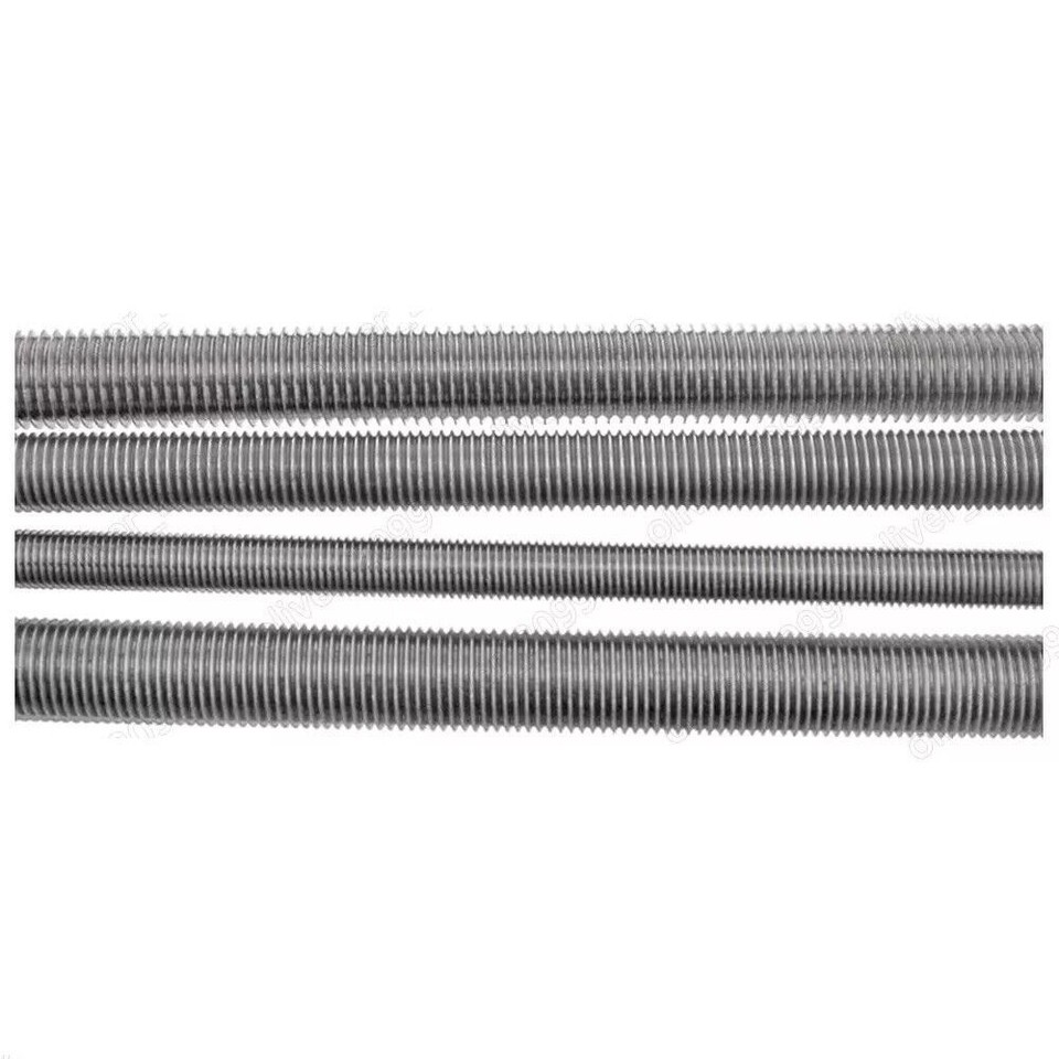 Fine Thread 304 Stainless Steel Threaded Rods Metric Thread Studs Bolts ...