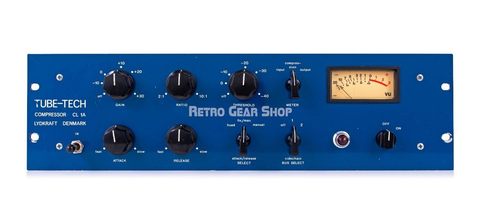 Tube-Tech CL 1A Mono Opto Compressor Vintage Rare Lydkraft pre CL1B CL ...