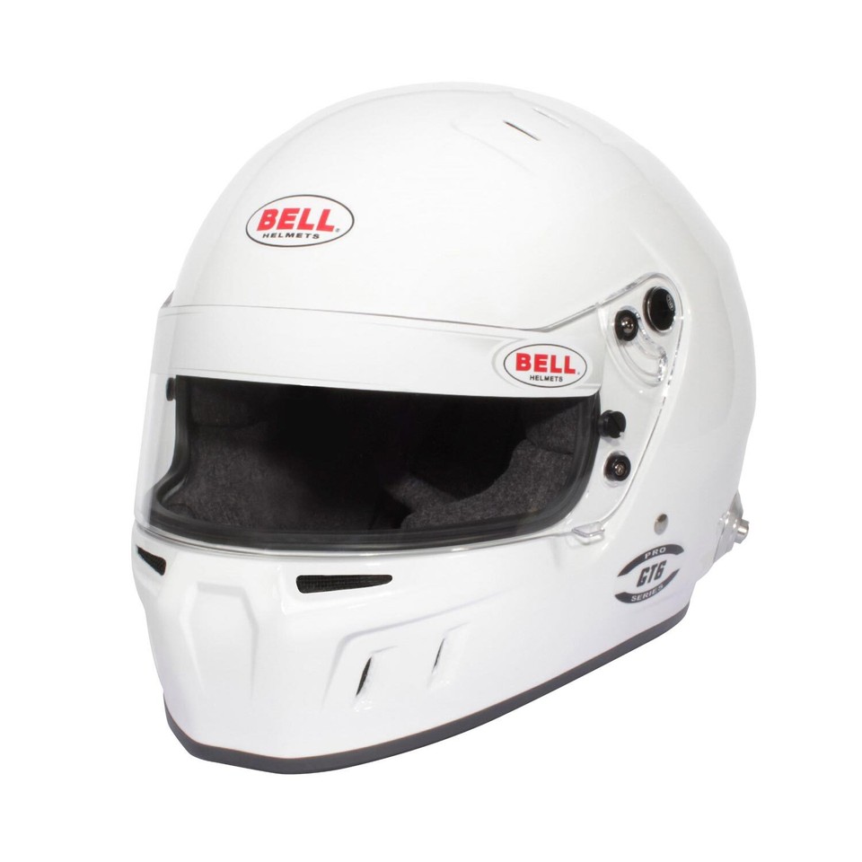 Bell Racing GT6 PRO Full Face Helmet White (FIA) (61) | eBay