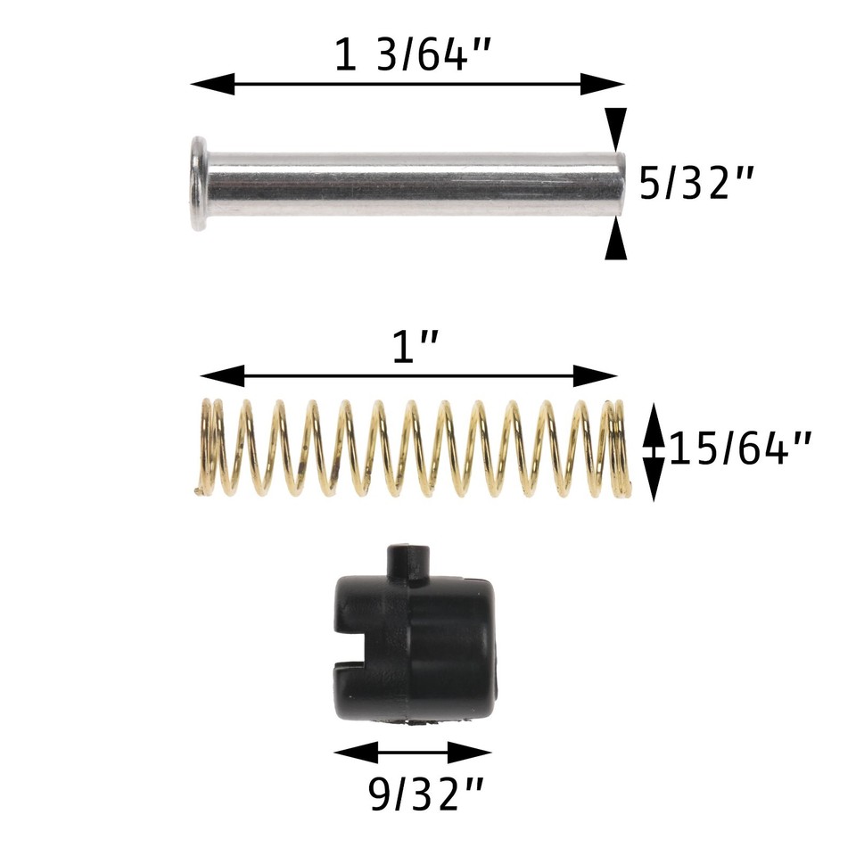 1967-1982 Corvette Horn Button Contact Spring Loaded Kit | Silver | Aluminum | 3pcs ...