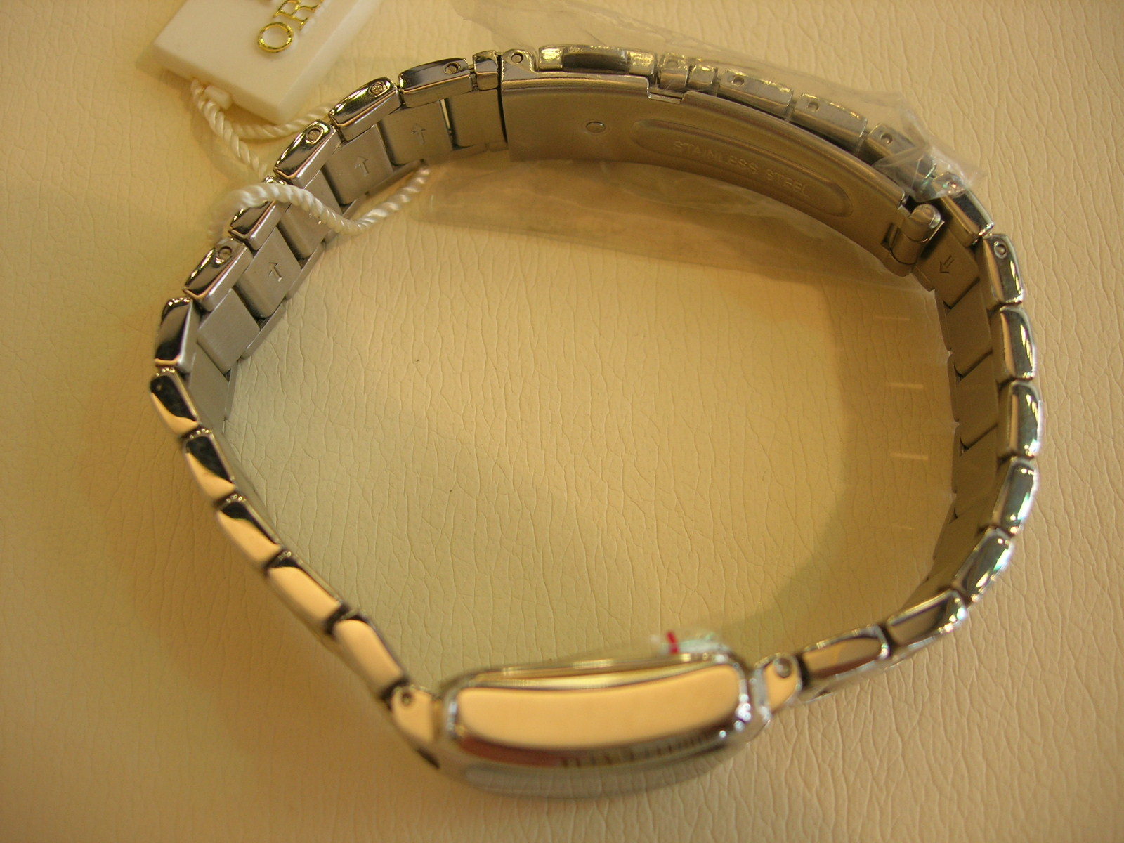 New Orient Women Rectangular Dress Watch Quartz Bracelet Blue Dial ...