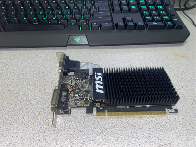 MSI GeForce GT 710 1GD3H LP Fanless PCI-E Video Graphics Card ...