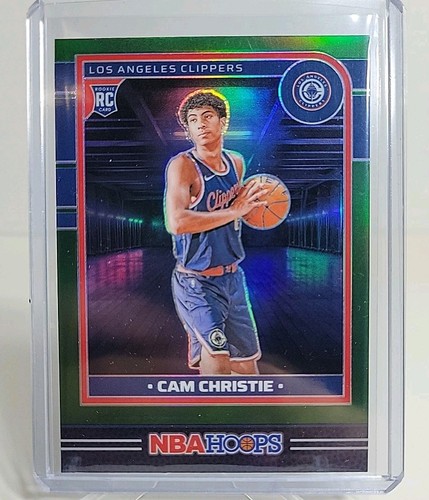 2024-25 NBA HOOPS Cam Christie RC Green Holo #276 Los Angeles Clippers ...