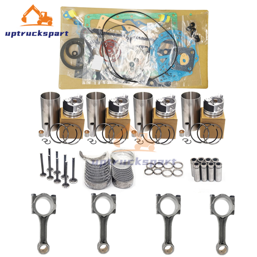 For Mitsubishi 4D55 4D55T Engine Overhaul Rebuild Kit+4PCS connecting ...