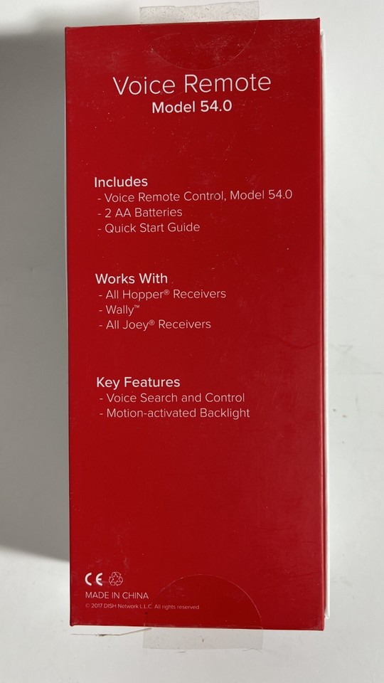 OEM Dish Network 54.0 Voice Remote Control for Hopper/Joey W 213154 NEW ...