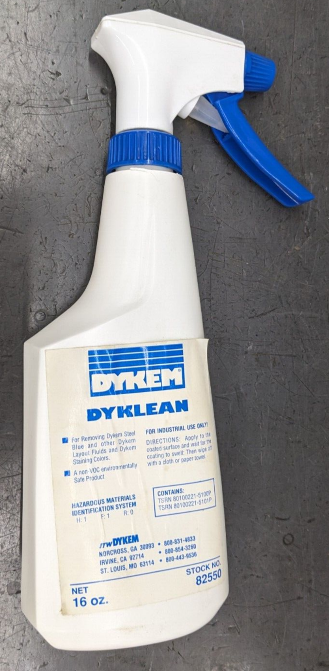 Dykem Dyklean for Removing Dykem Steel Blue & Other Dykem Fluids 16 Oz ...