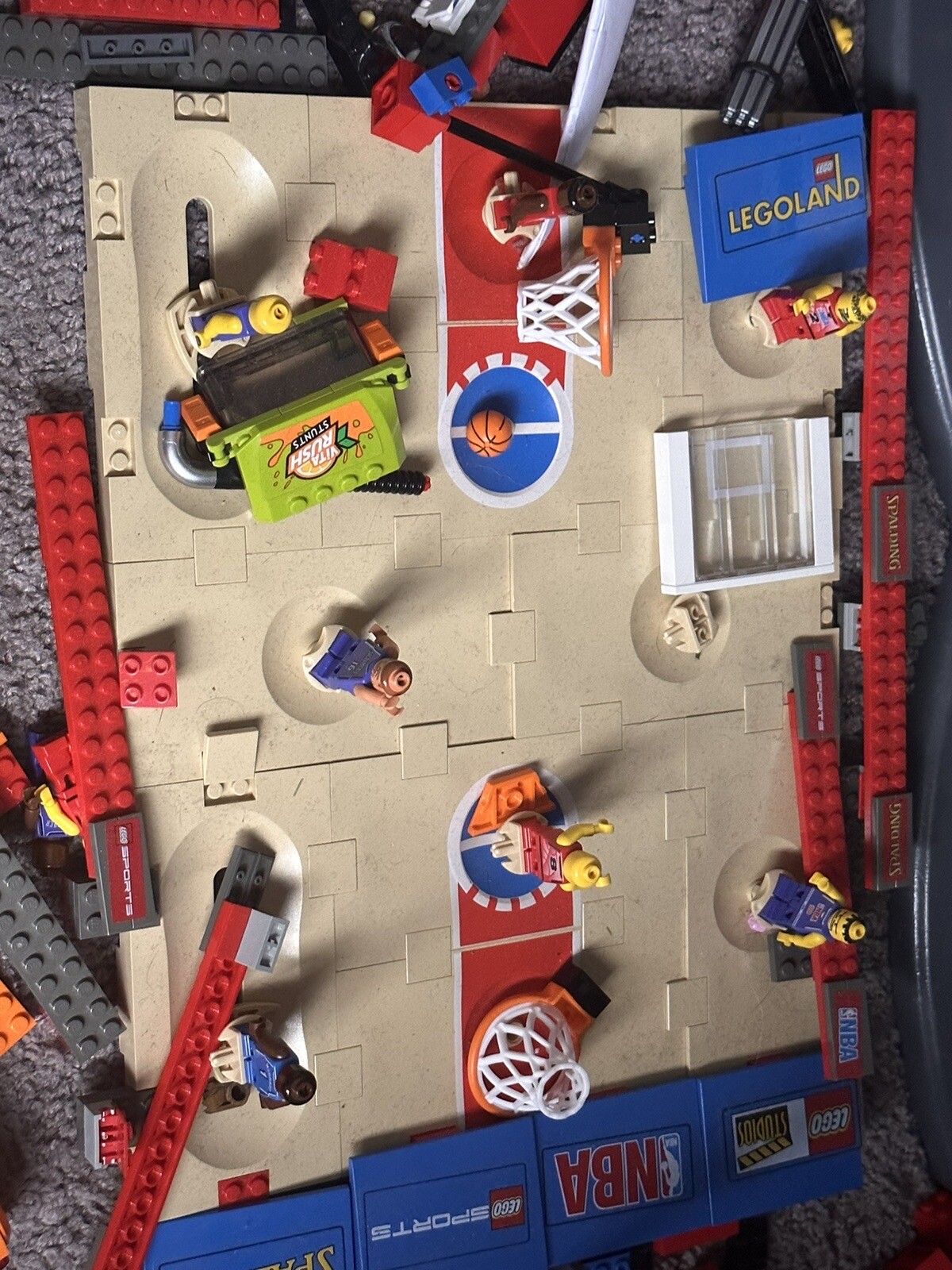 Lego NBA 3431 4432 3566 3567 Set Lot Rare NBA Challenge Street Ball ...