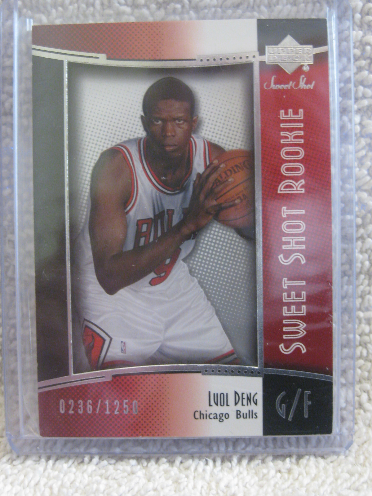 2004-05 Luol Deng Upper Deck Sweet Shot #0236/1250 Rookie #104 RC Bulls ...
