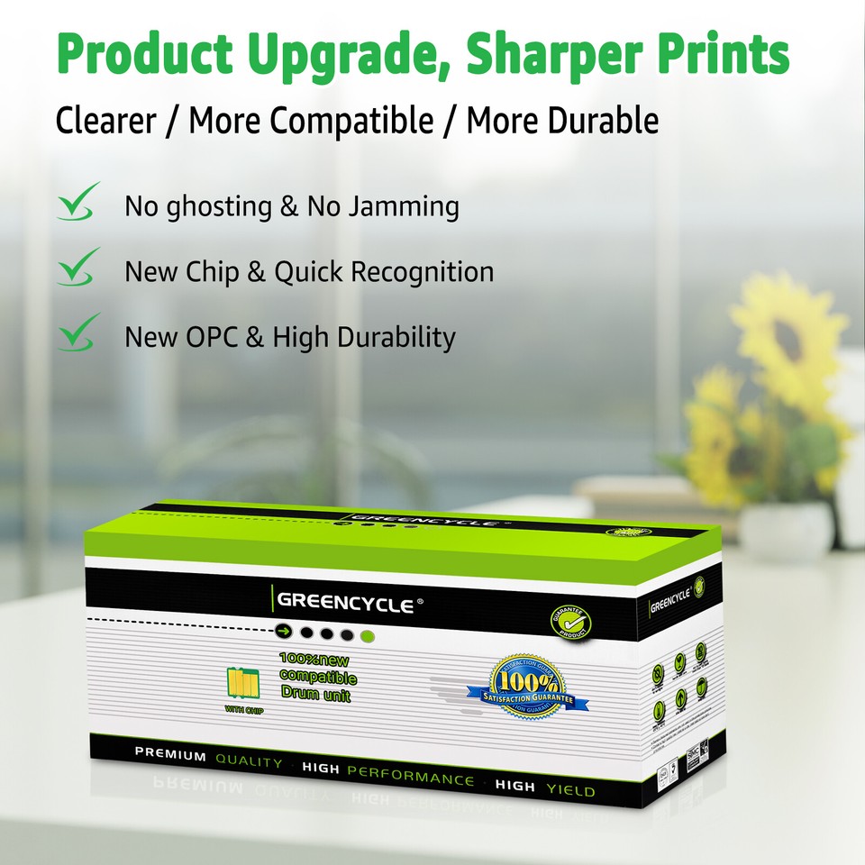 2 CB542A Yellow Toner For HP 125A LaserJet CP1210 CP1215 CP1515n CP1518 ...