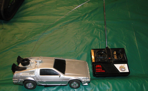 JRL RC Back To The Future Delorean Car Toy w Remote Control Works ...