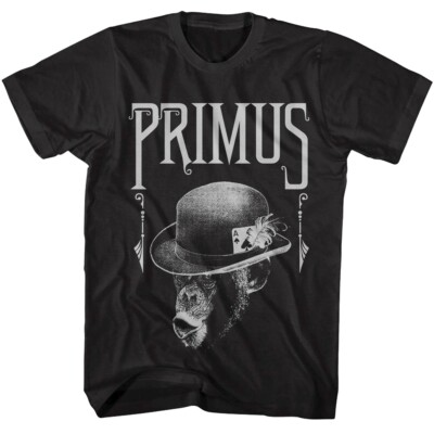 Primus Fancy Monkey Men's T Shirt Bowler Hat Ace Progressive Rock Funk ...