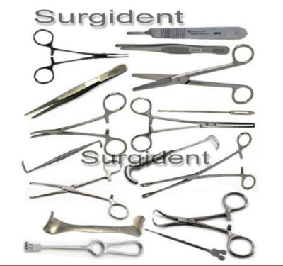 Basic Minor Surgery Set of 16 Pcs Minor Surgery Instruments Set ...