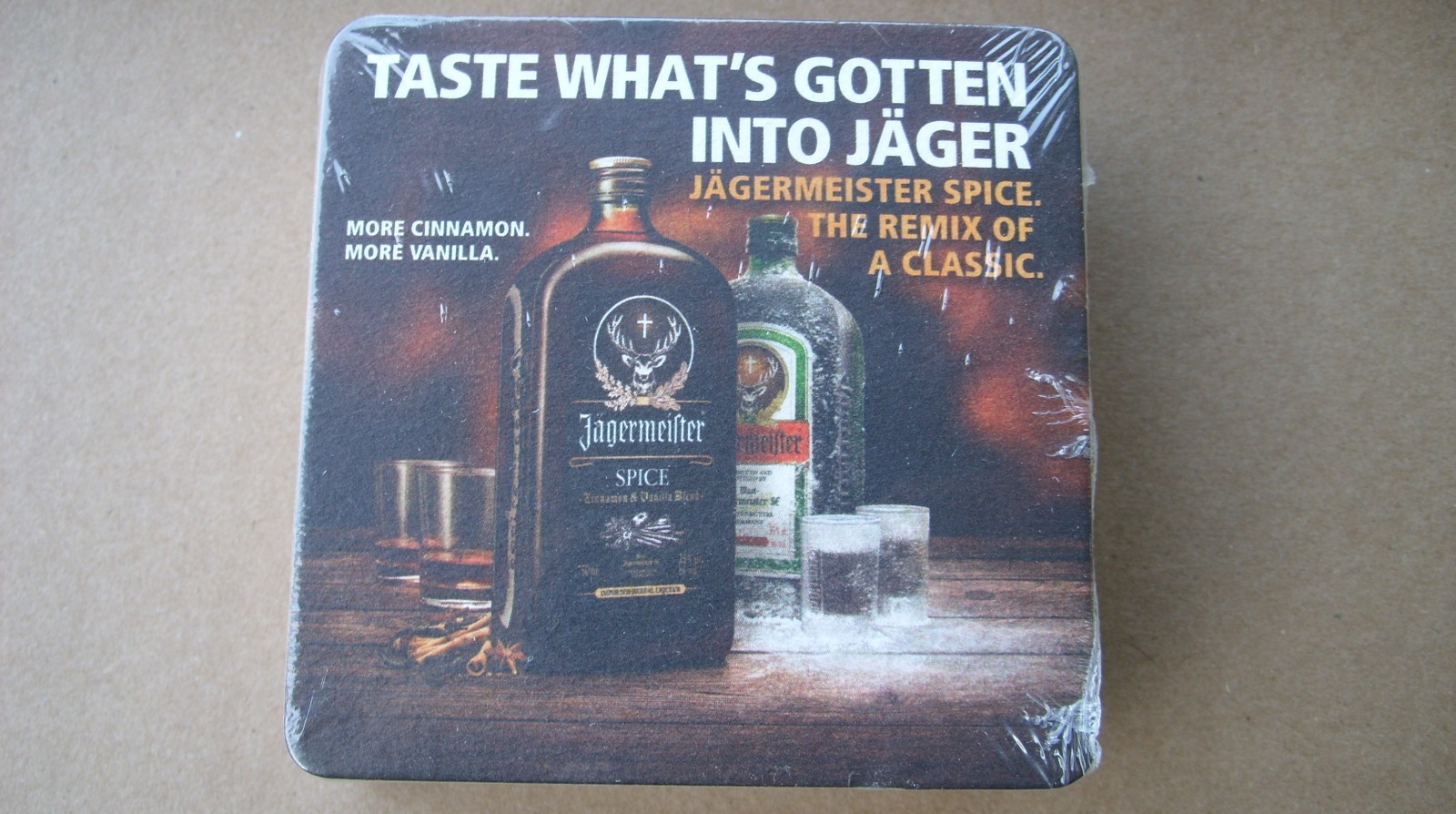 (20) JAGERMEISTER - "JAGER SPICE" PROMOTIONAL CARDBOARD DRINK COASTERS ...