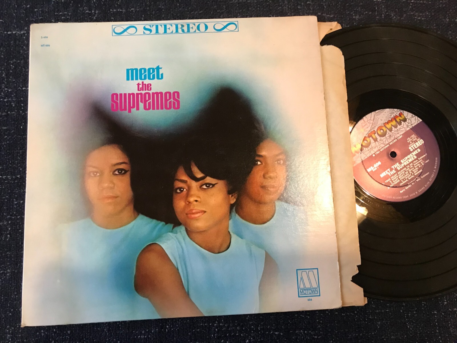 The Supremes Meet the Supremes LP Motown 1965 STEREO soul Diana Ross ...