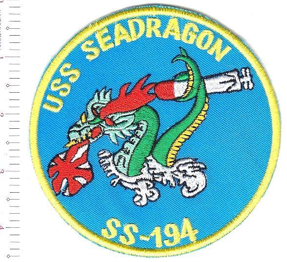 Submarine US Navy USN WWII USS Seadragon SS194 Sargo Class Sub Service ...