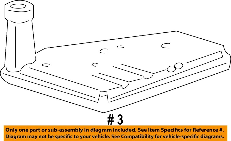 FORD OEM 85-14 Crown Victoria Transmission Components-Filter F6AZ7A098A ...