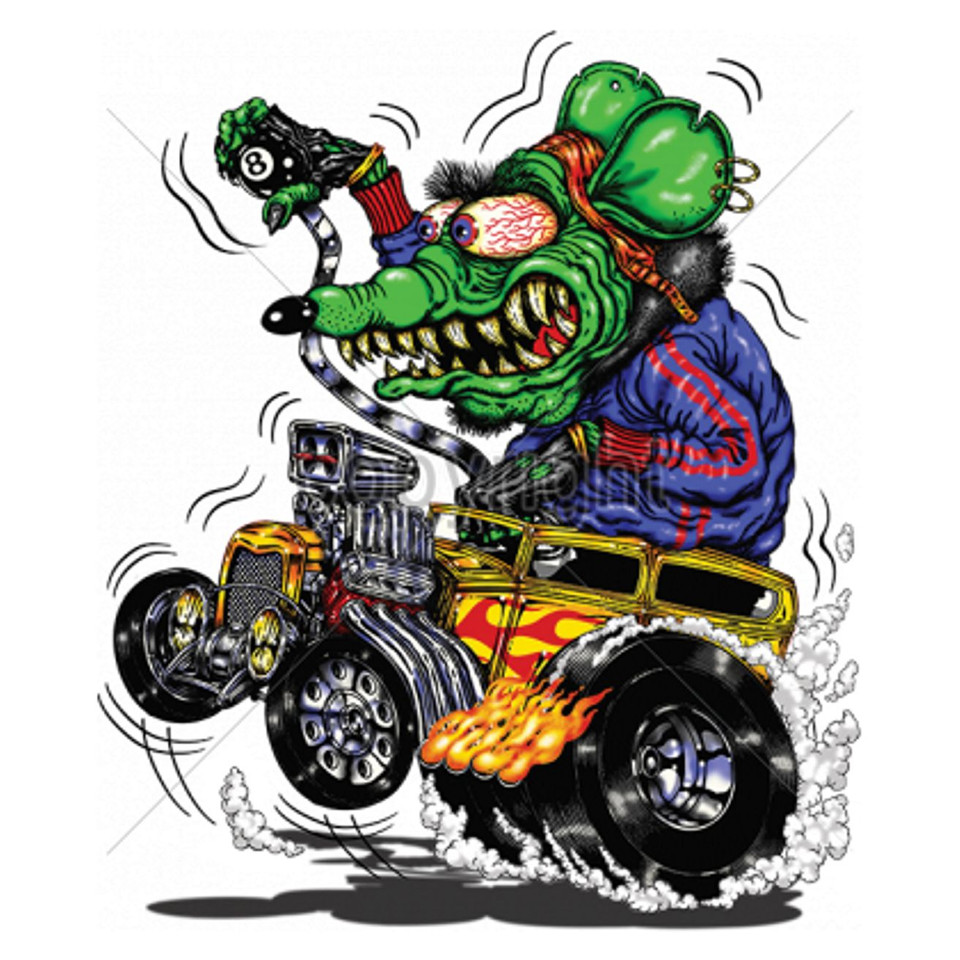 Sweat Rouge Hot Rod US Voiture & `50 Motif Style Modèle Vert Monster | eBay