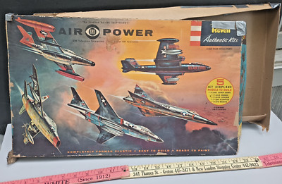 REVELL Air Power Models 1956 FCBS G-240:495 Jets Planes F-89 F-100 f ...