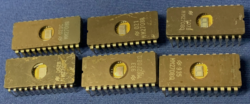 MM2708Q NSC 2708 Vintage 24-Pin CERDIP EPROM COLLECTIBLE LAST ONES QTY ...