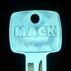 MACK TRUCKS Block Logo & Bulldog KEY BLANK 1971-2011 Ign/Doors ALL xcpt ...