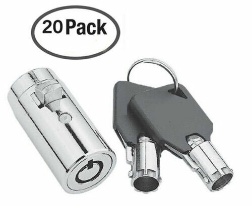 Vending Machine Locks-QTY 20, Keyed Alike, WITH KEY COVERS-Coke, Pepsi ...