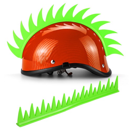 Car Motorcycle Helmet Cockscomb Sticker Decoration Riding Cap ...