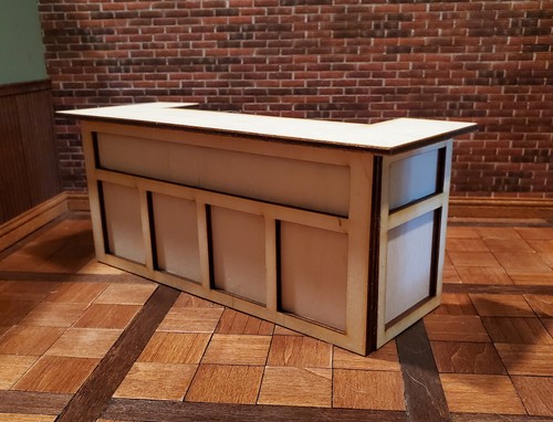 Dollhouse Pub Bar DIY KIT Wood Large Tudor or Irish 1:12 Scale ...