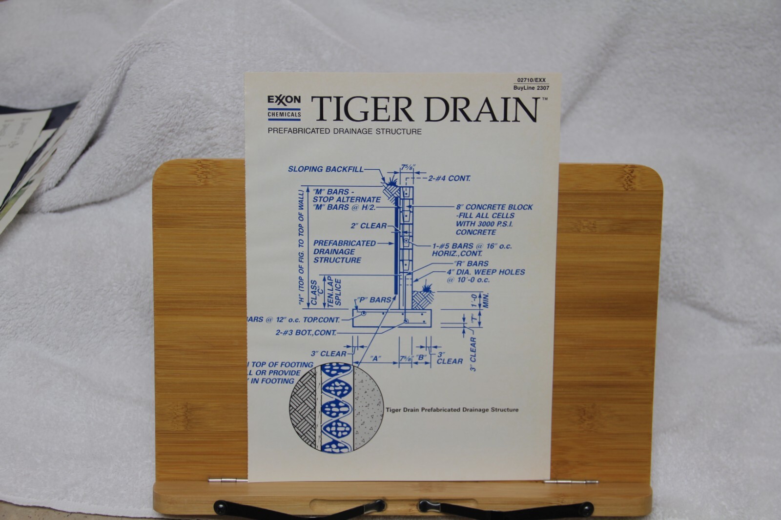Exxon Chemicals Tiger Drain Structure Brochure 8p circa 1988 ...