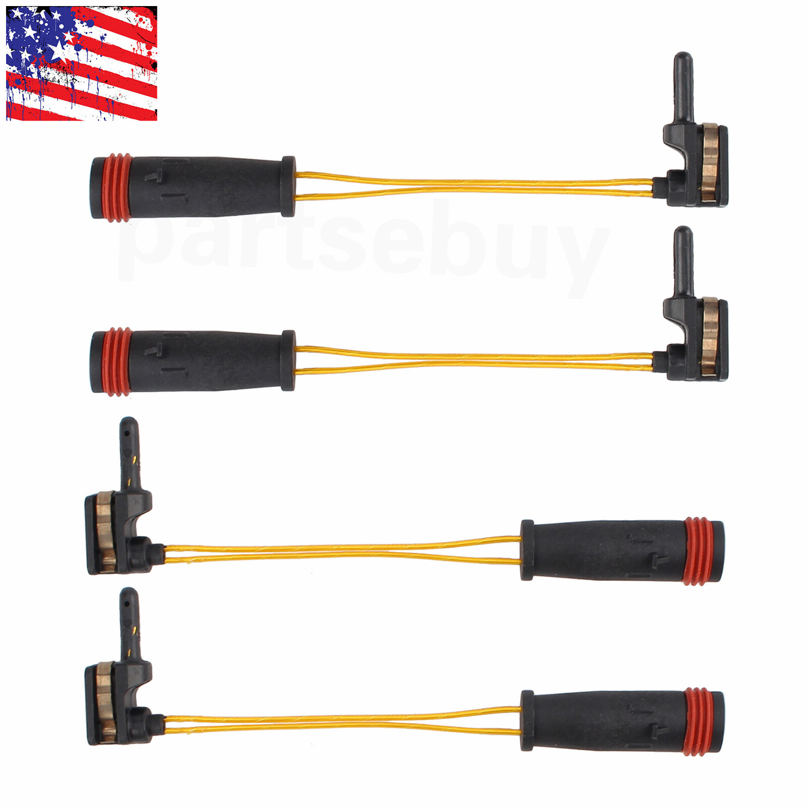 4PCS BRAKE PAD WEAR SENSOR FOR MERCEDES 2115401717 2205400617 ...