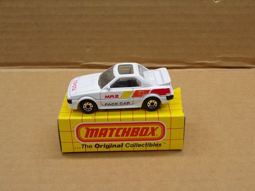 VINTAGE MATCHBOX SUPERFAST MB9 TOYOTA MR2 PACE CAR ~ DATED 1986 ~ NOS ...