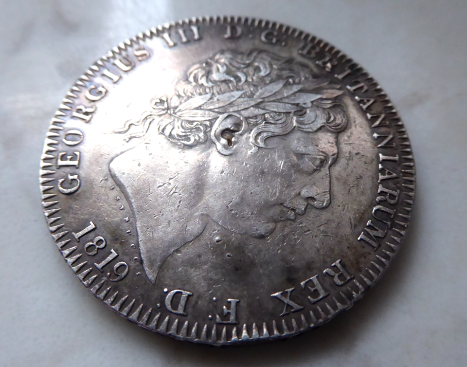 George III Crown 1819 Silver High Grade LIX 3rd Toned | eBay UK