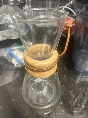 Chemex Pour Over Drip Coffee Maker Pyrex Glass 3 Cup EUC Made in USA | eBay