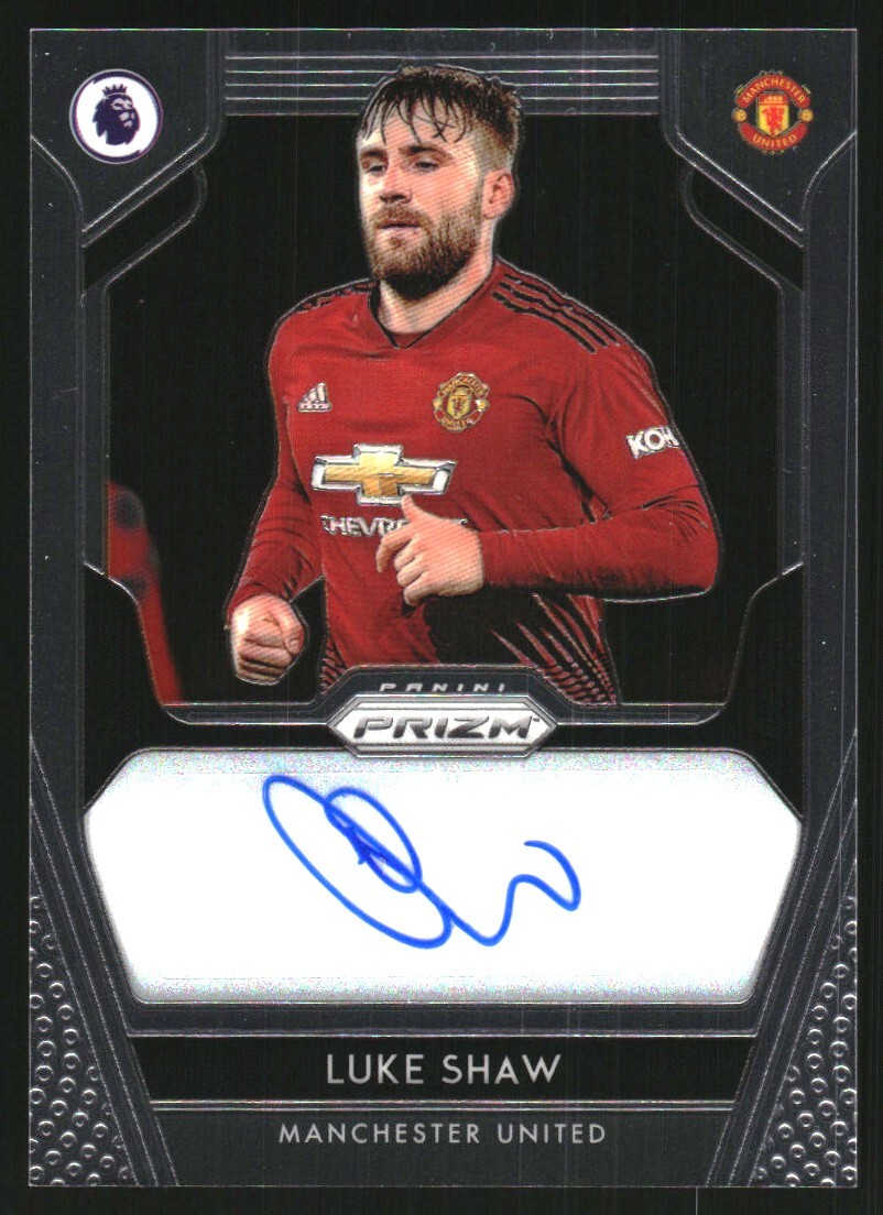 2019-20 Panini Prizm Premier League - Signatures #S-LSH Luke Shaw (AU ...