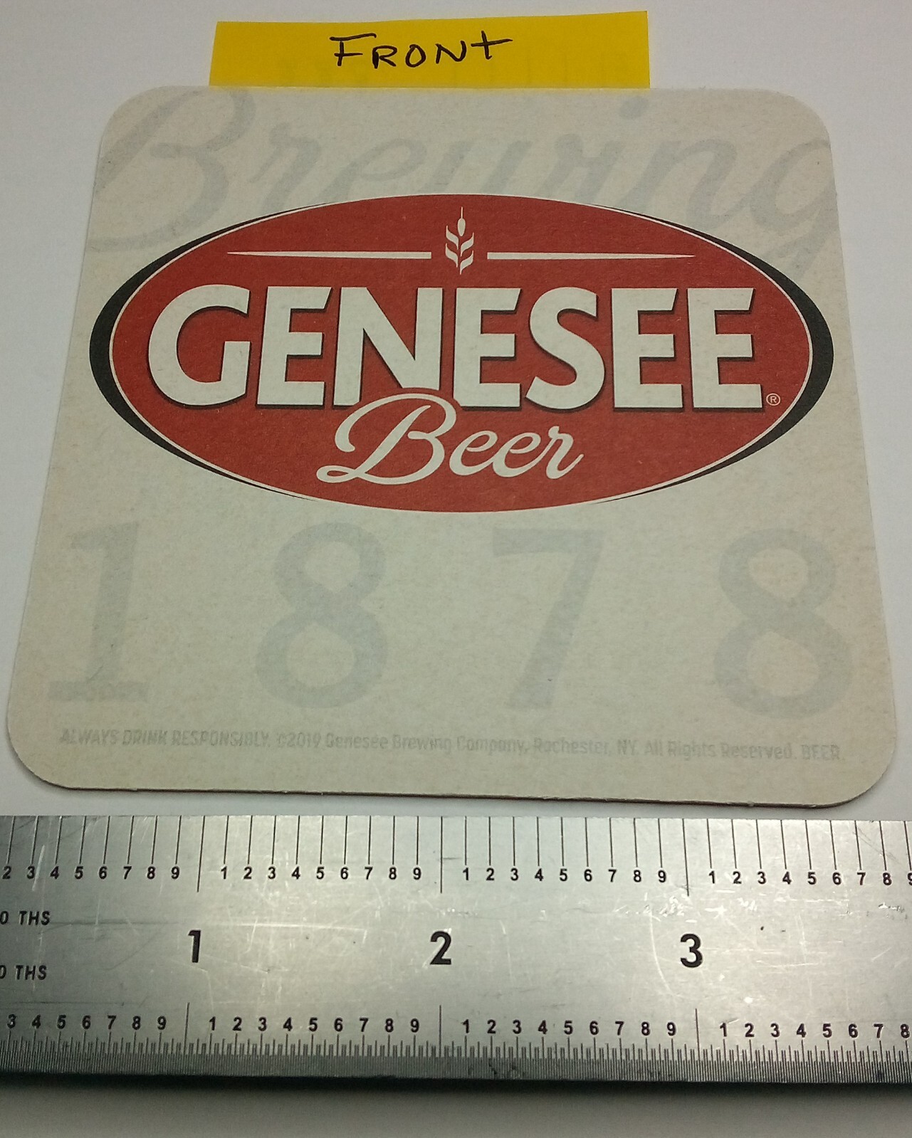 GENESEE BREWING CO of ROCHESTER NY, "GENESEE BEER" BEER COASTER. | eBay