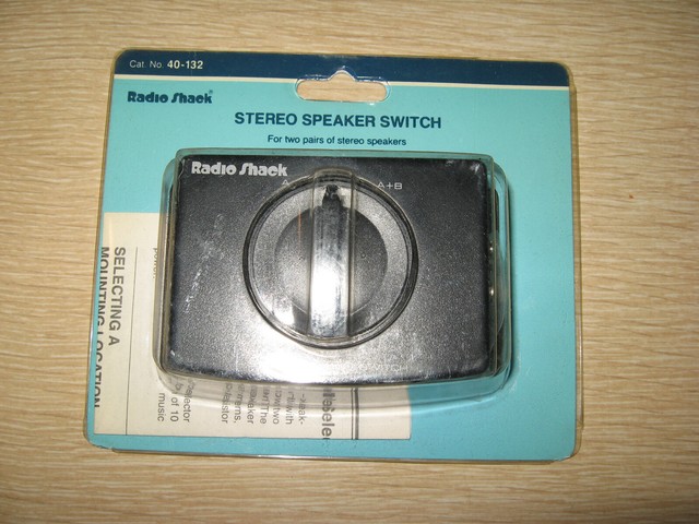 RadioShack 2 Way Stereo Speaker Selector Switch 40-132 Radio Shack for ...