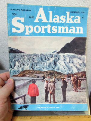 vintage September 1958 Alaska Sportsman magazine, great cover photo ...