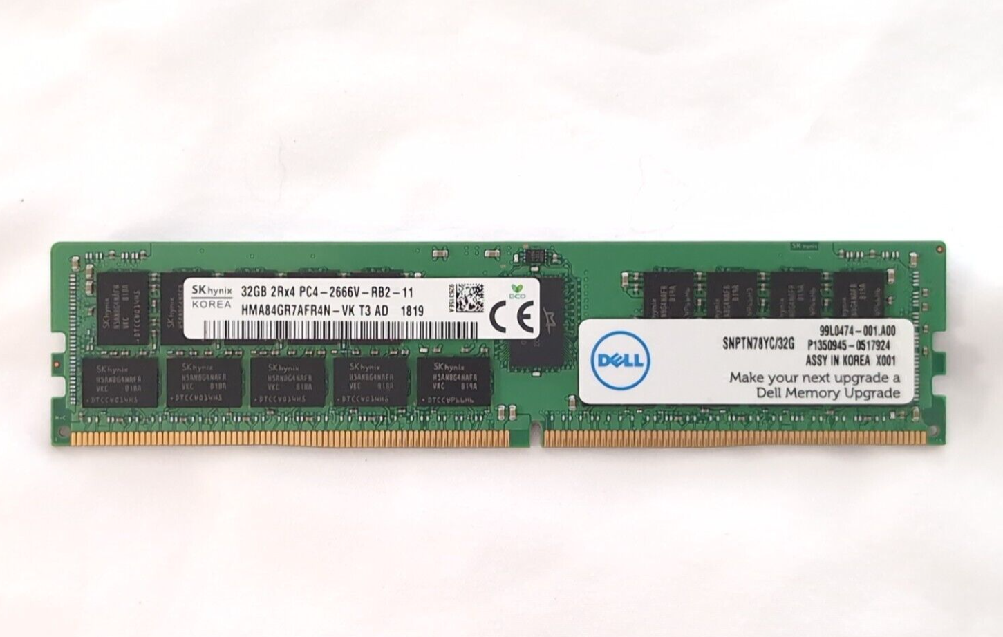 SNPTN78YC/32GB Dell DDR4 Replacement Memory | eBay