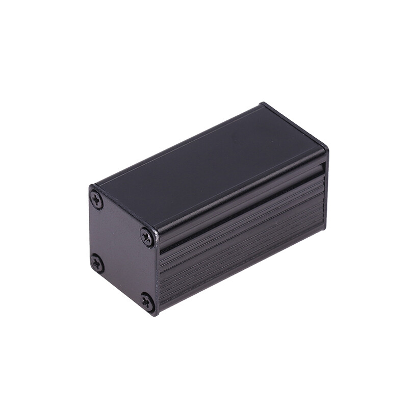 Black Aluminum Enclosure Case DIY Extruded Electronic Project Box ...