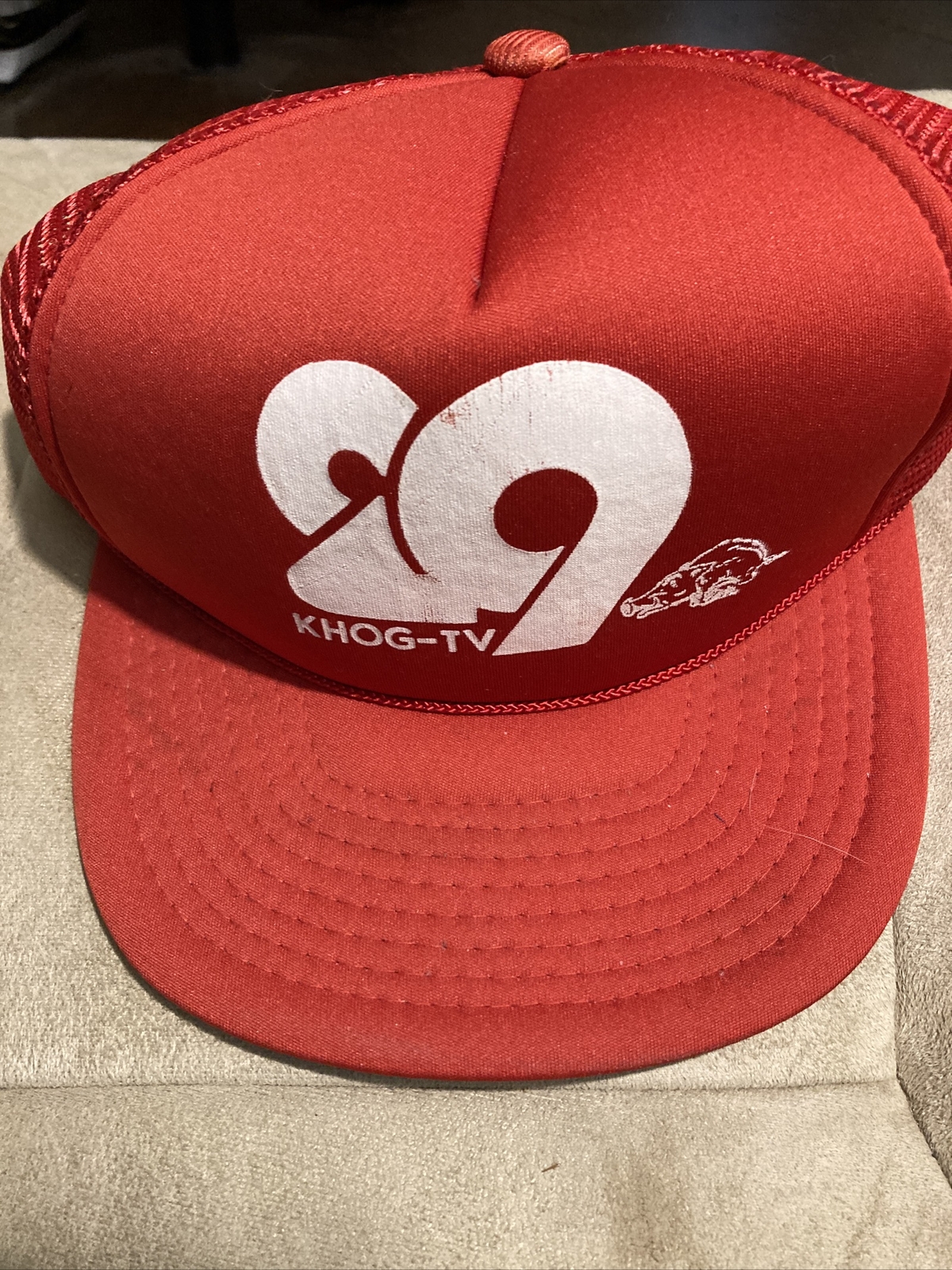 Rare Vtg 90s Arkansas Razorbacks KHOG Tv SnapBack Hat | eBay